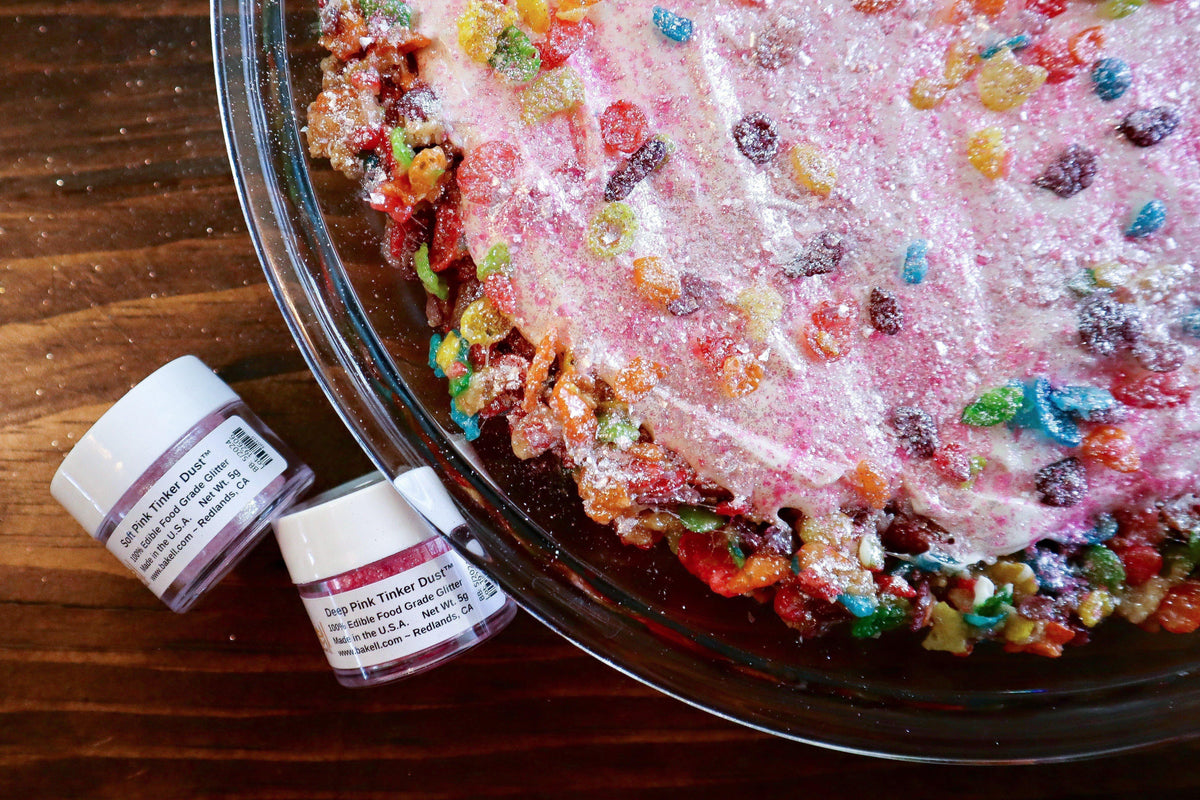 Fruity Pebbles No Bake Cheesecake using Tinker Dust — Bakell®