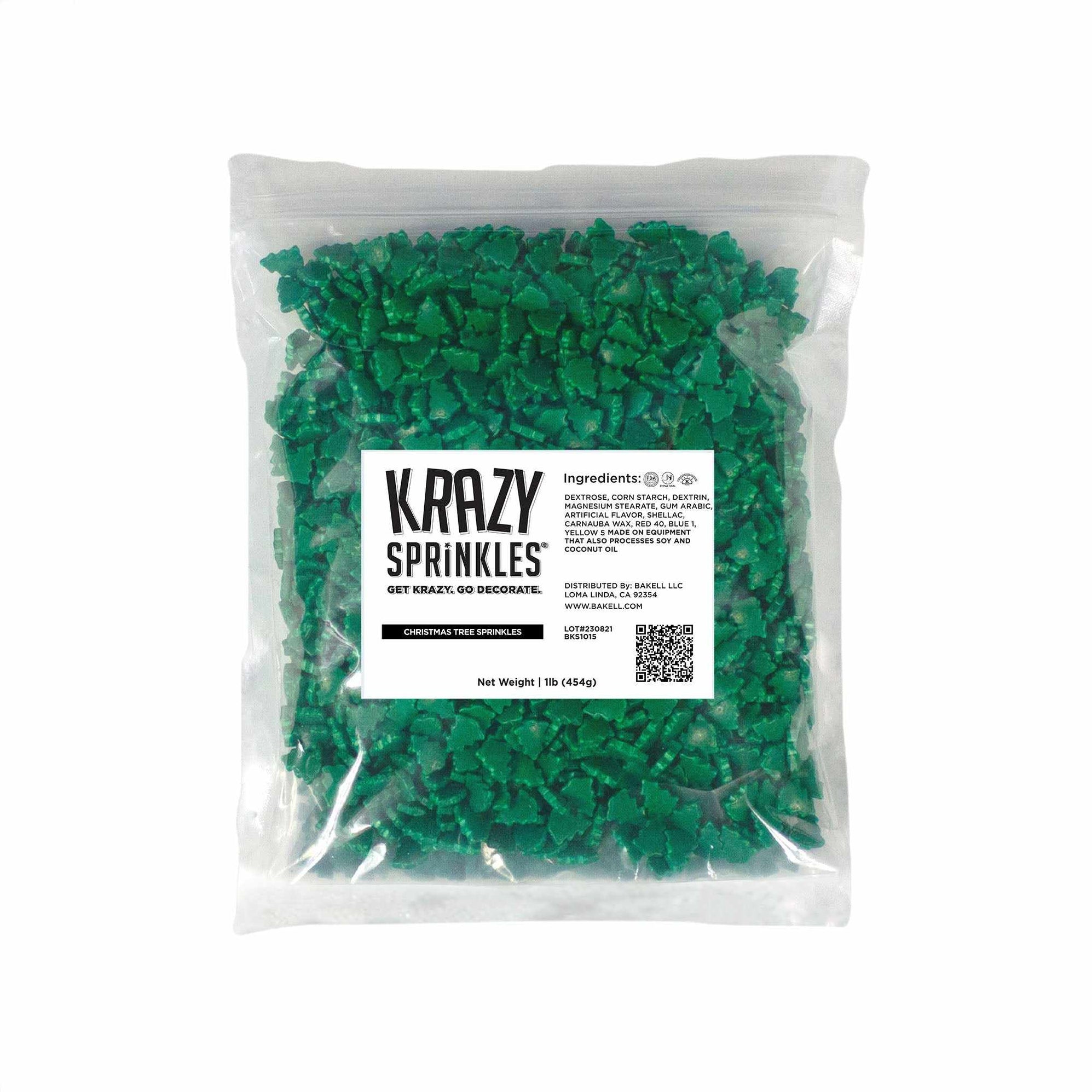 Christmas Tree Shaped Sprinkles | Krazy Sprinkles Bakell — Bakell®
