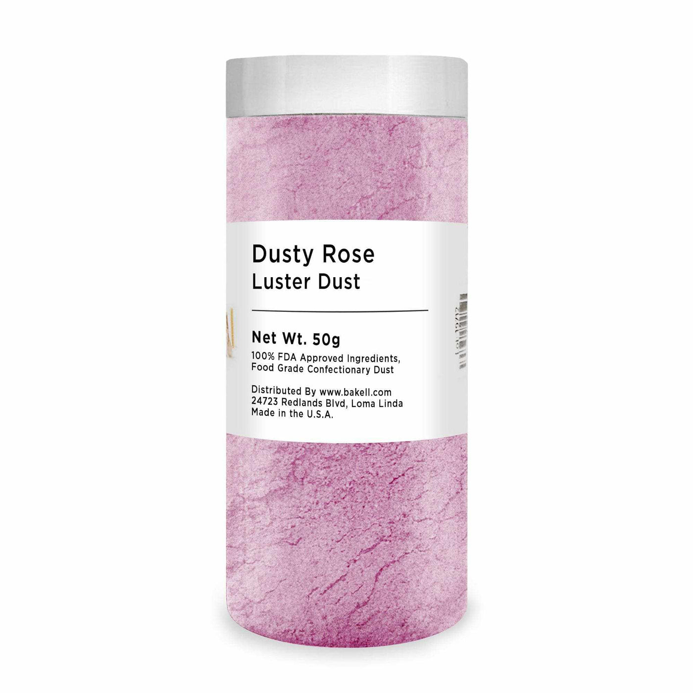 Dusty Rose Pink Edible Pearlized Luster Dust | Bakell — Bakell®