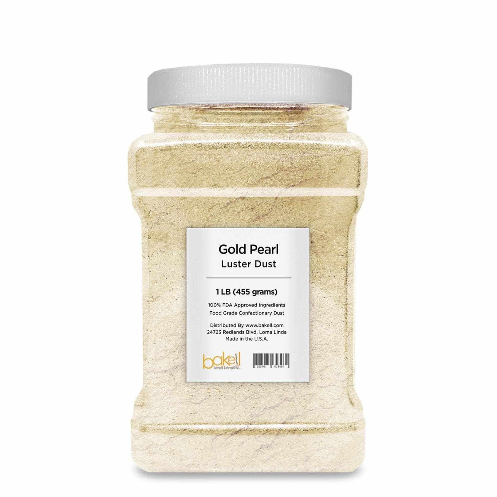 Pearl Gold Luster Dust | 100% Edible & Kosher Pareve | Wholesale ...