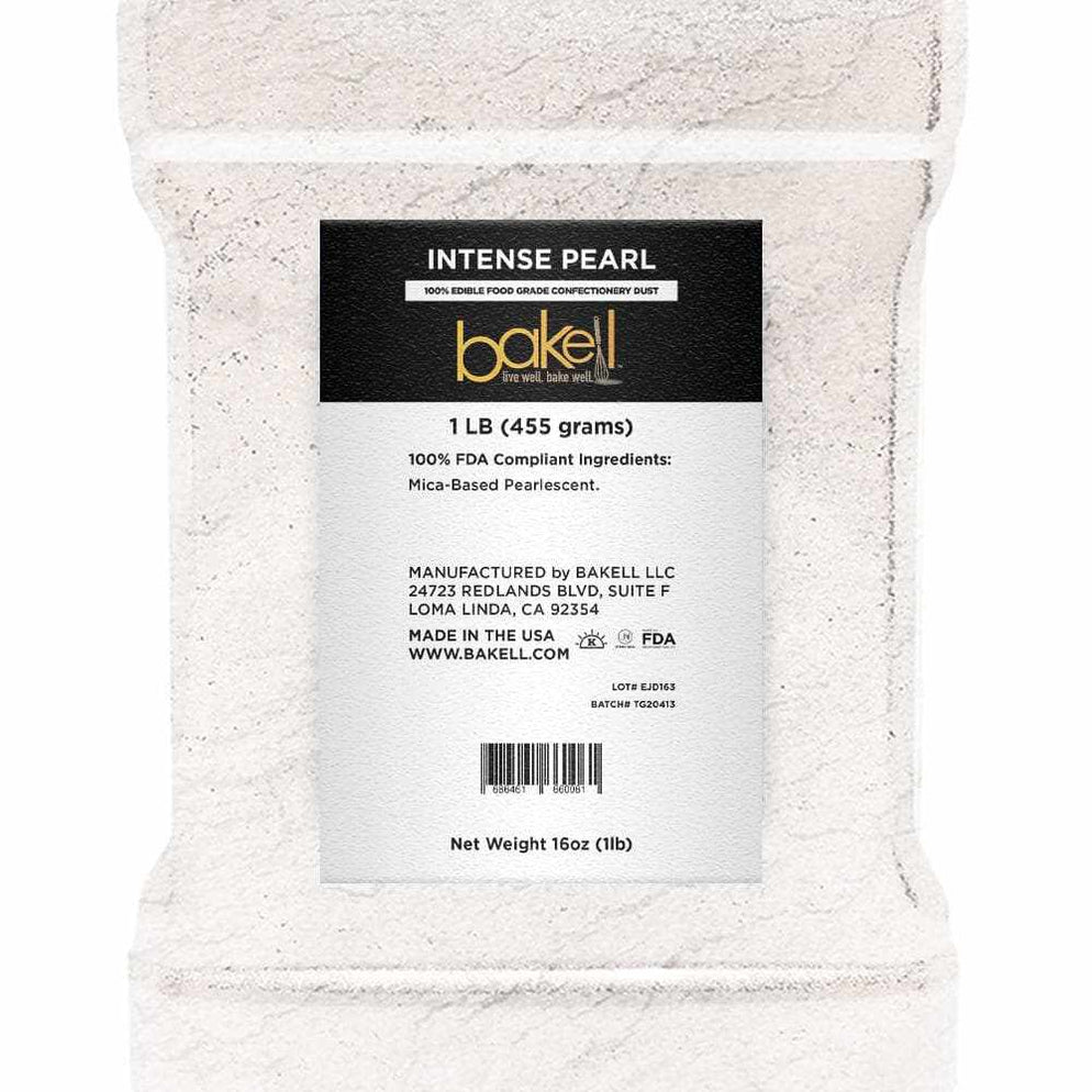 Intense Pearl White Edible Luster Dust | White Dust | Bakell — Bakell®
