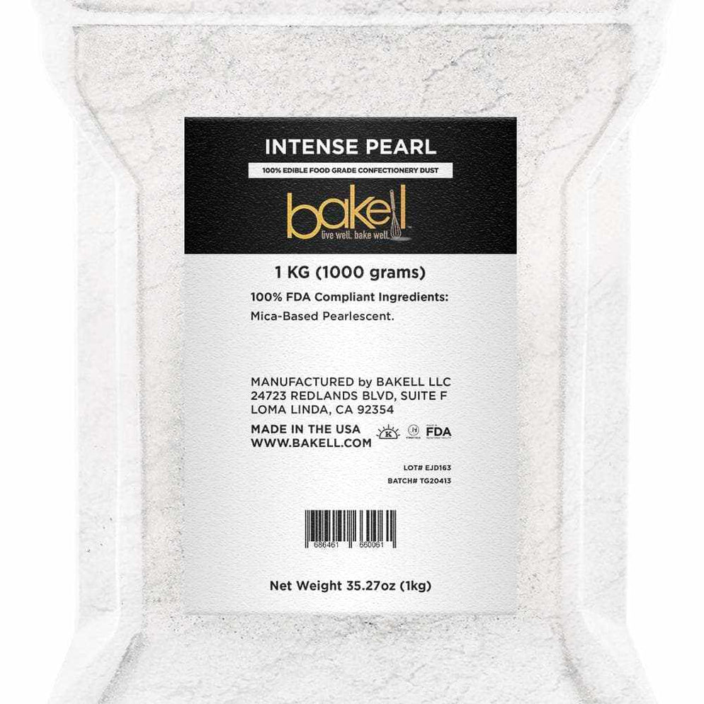Intense Pearl White Edible Luster Dust | White Dust | Bakell — Bakell®