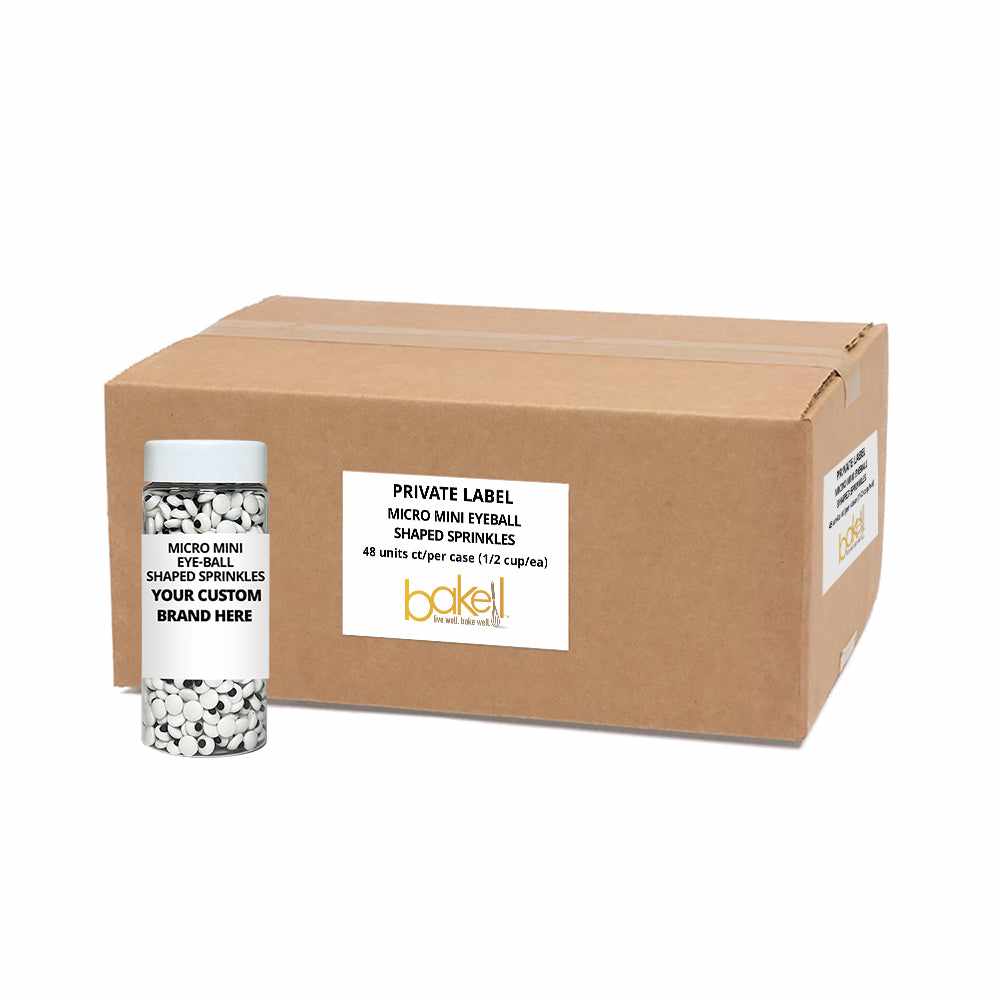 Mini Eyeball Shaped Sprinkles | Private Label (48 units per/case ...