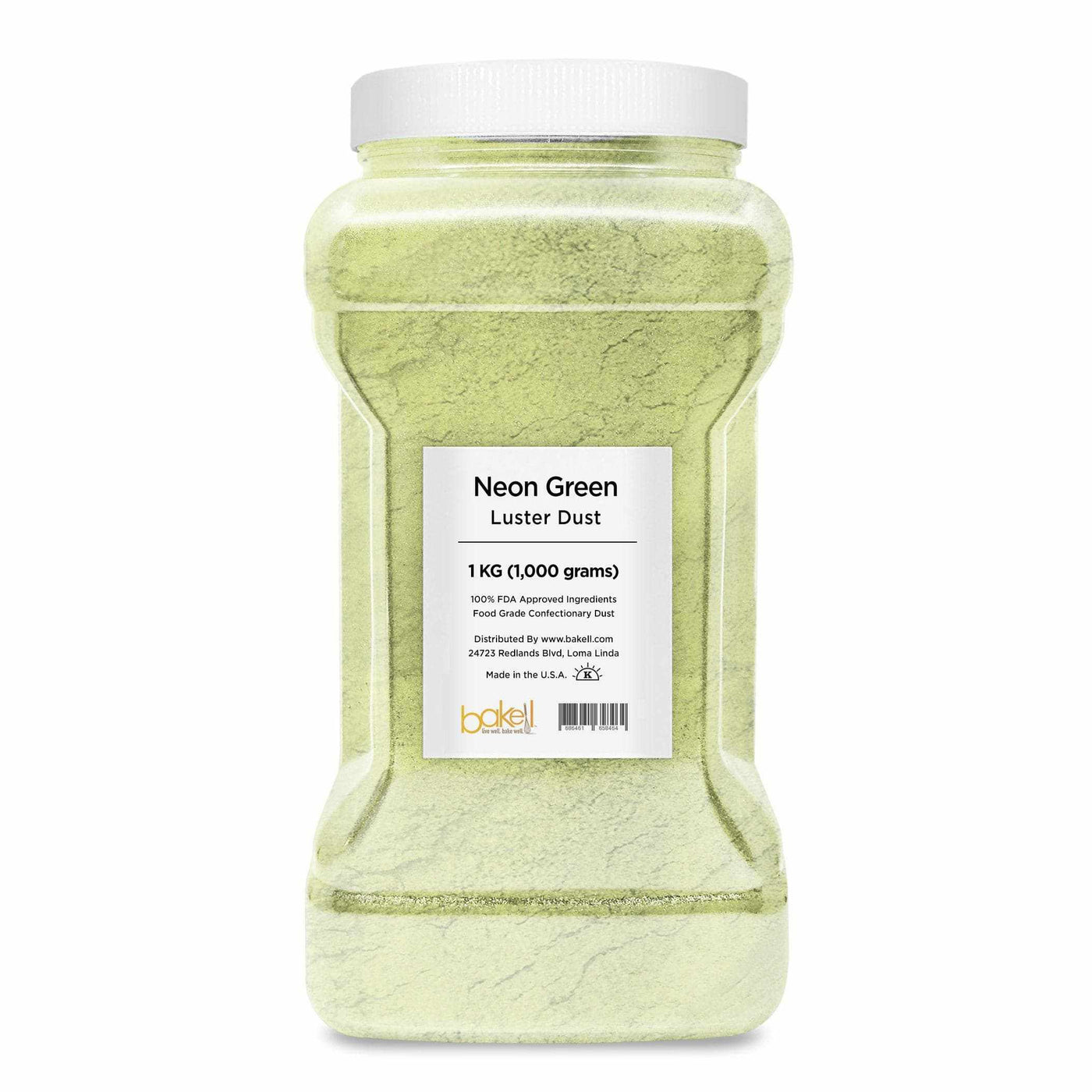 Neon Green Edible 4g Luster Dust | Bakell — Bakell®