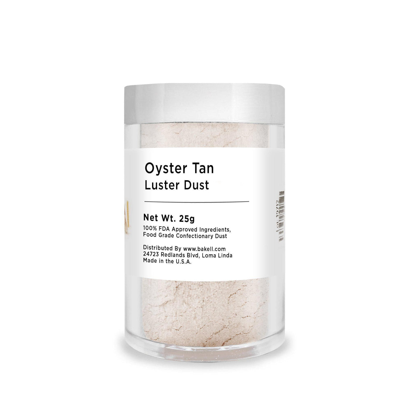 Oyster Tan Edible Luster Dust | FDA Approved & Kosher Pareve | Bakell ...