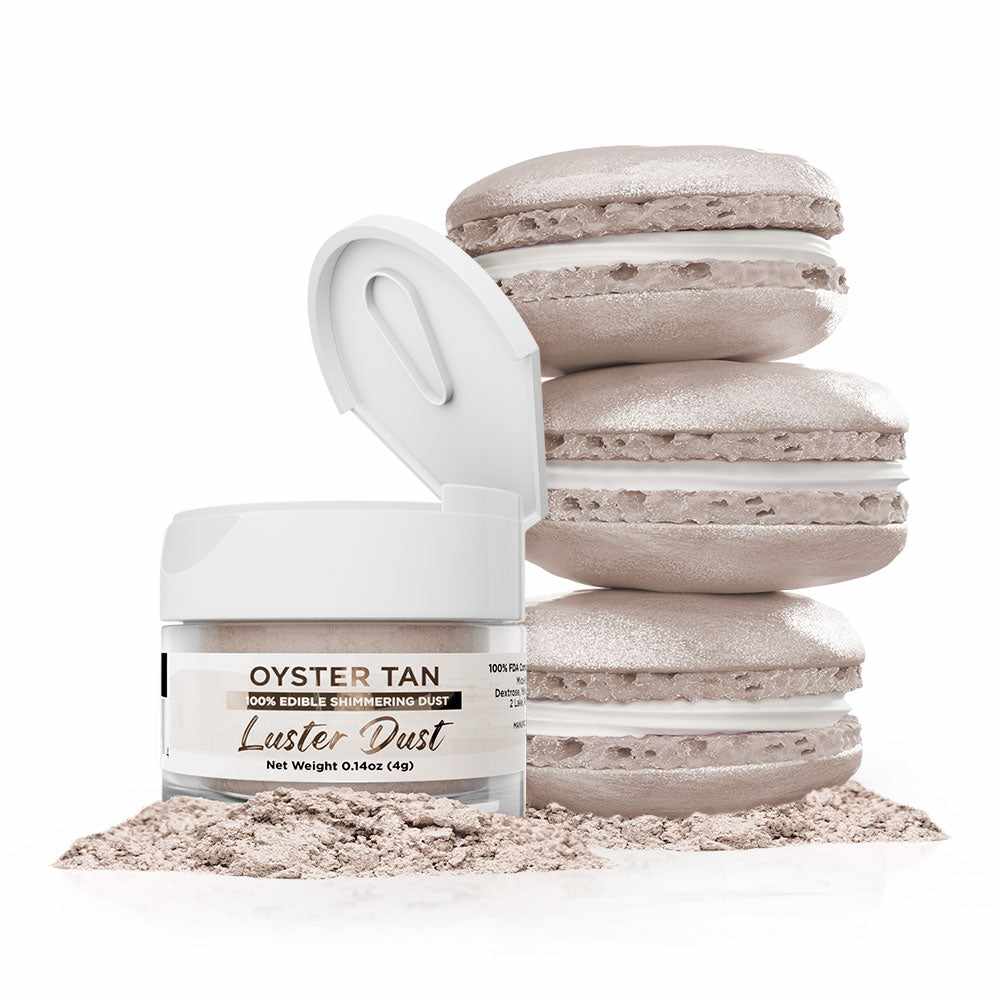 Oyster Tan Edible Luster Dust | FDA Approved & Kosher Pareve | Bakell ...