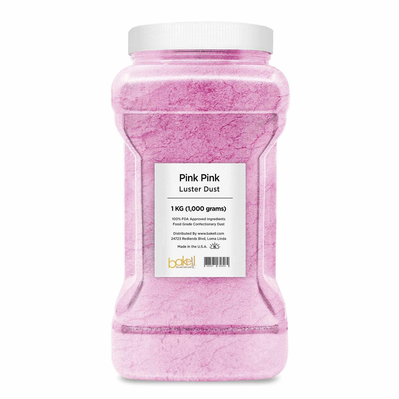 Pink Pink Edible Luster Dust | FDA Approved & Kosher Pareve | Bakell ...