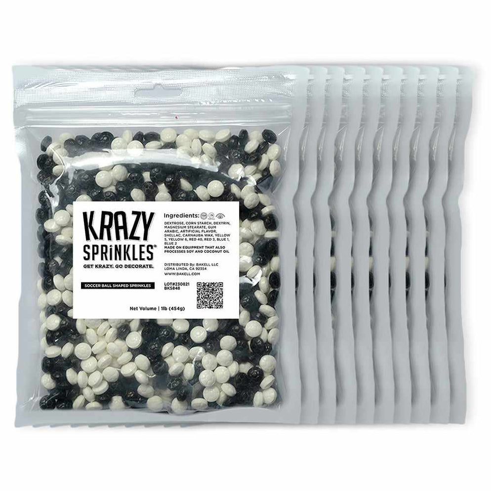 Buy Edible Soccer Ball Sprinkles | Krazy Sprinkles | Bakell — Bakell®