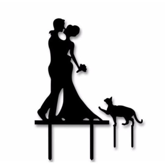 2 Plus 1 Wedding Cake Topper | Bakell — Bakell®