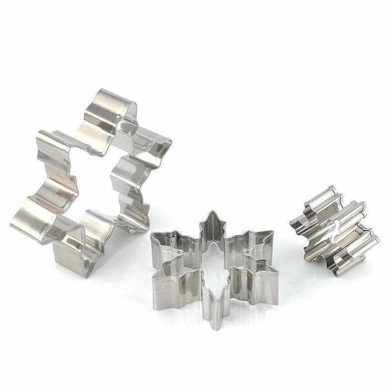 3 PC Nested Winter Snowflake Cookie Cutter Set | Bakell — Bakell®