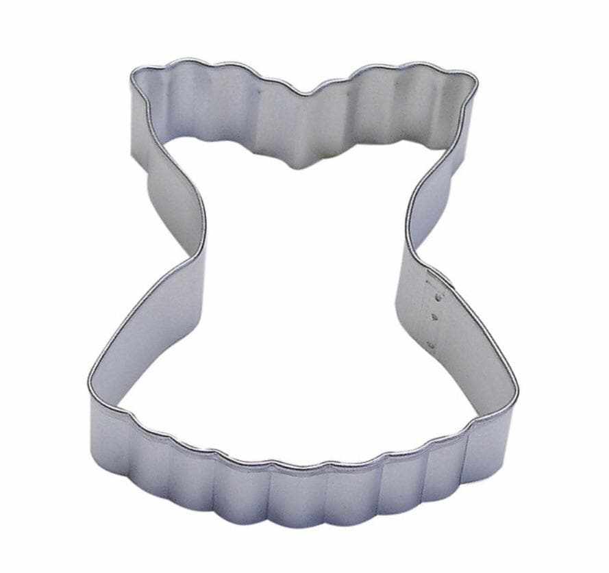 3.5” Corset Bustier Metal Cookie Cutter | Bakell.com