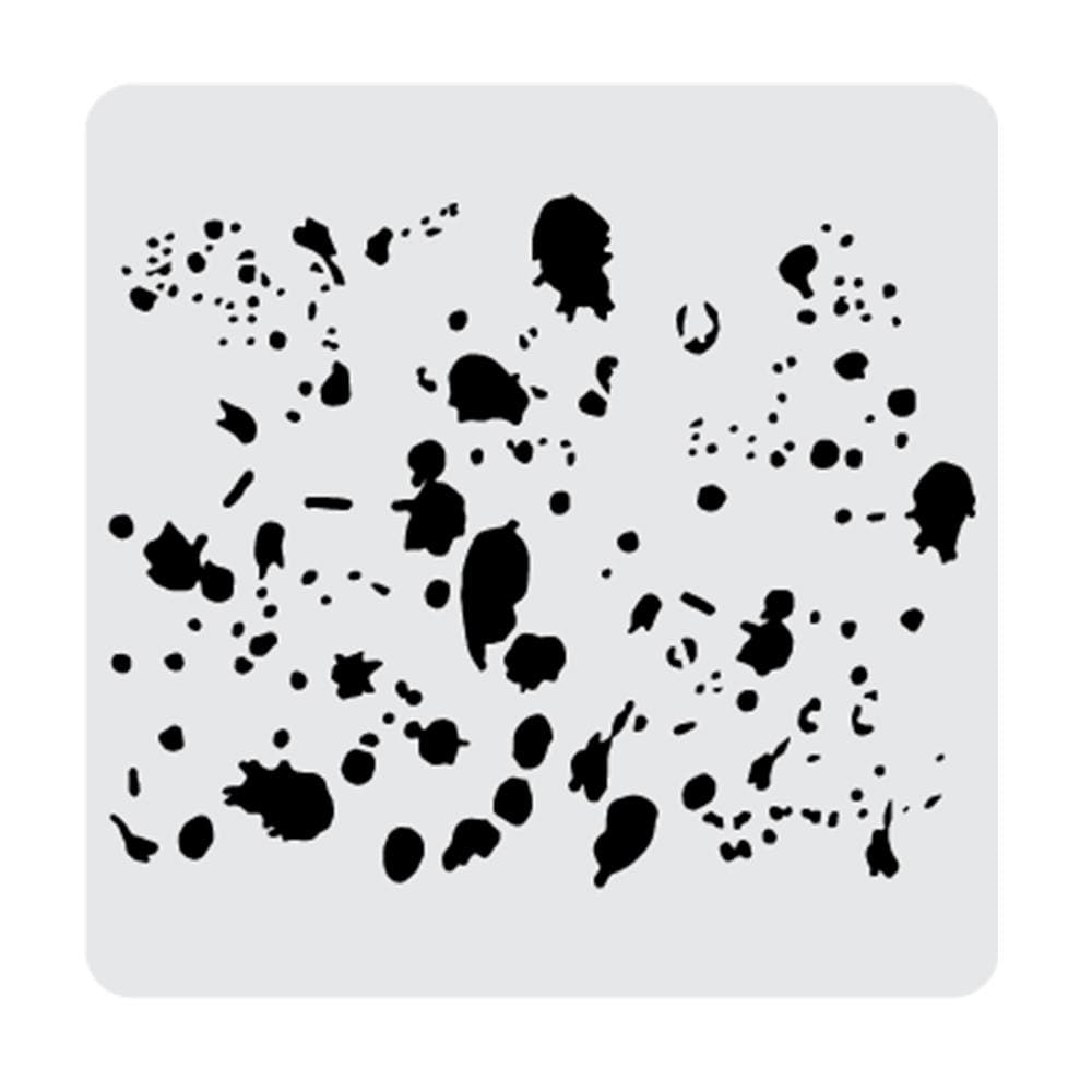 Paint Splash Print Stencil — Bakell®