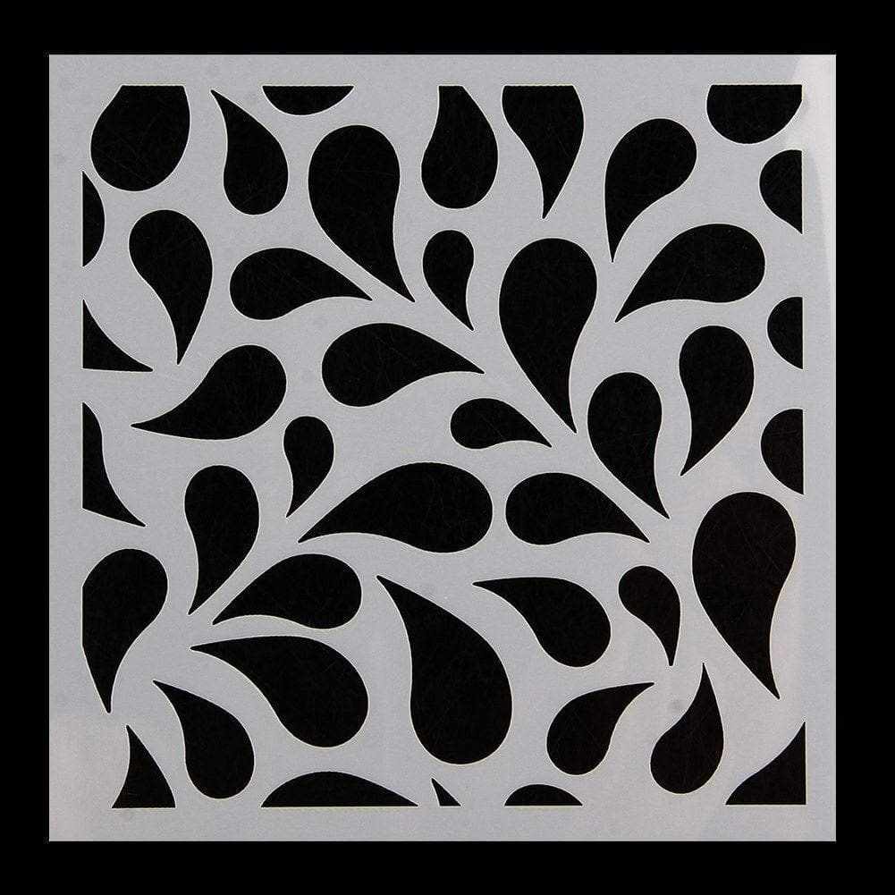 Water Splash Stencil — Bakell®