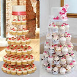 7 Tier Acrylic Round Cake Cupcake Stand Tower | Bakell — Bakell®