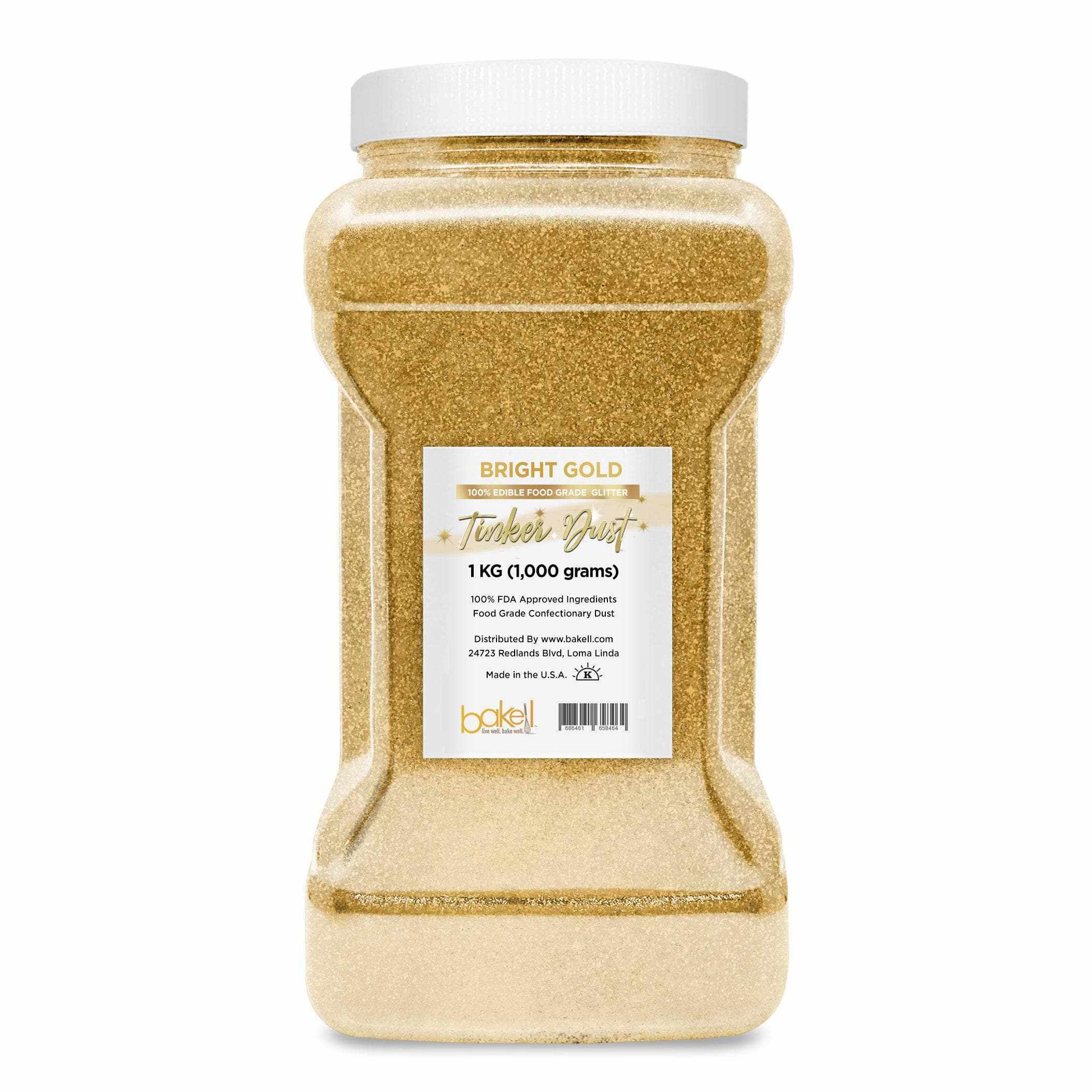Bulk Bright Gold Edible Tinker Dust | #1 Site for Glitter | Bakell ...
