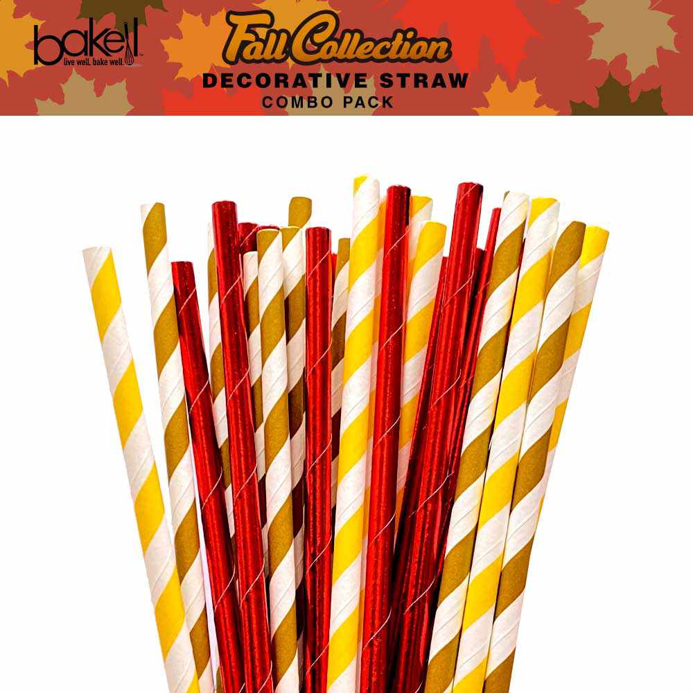 Buy Combo Packs and Save | Fall Themed Cake Pop Straws | Bakell — Bakell®