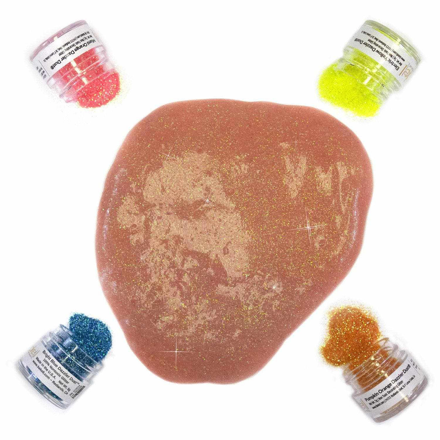 Neon Bright Slime Glitter Combo Pack | Slime Kit for Kids | Bakell ...