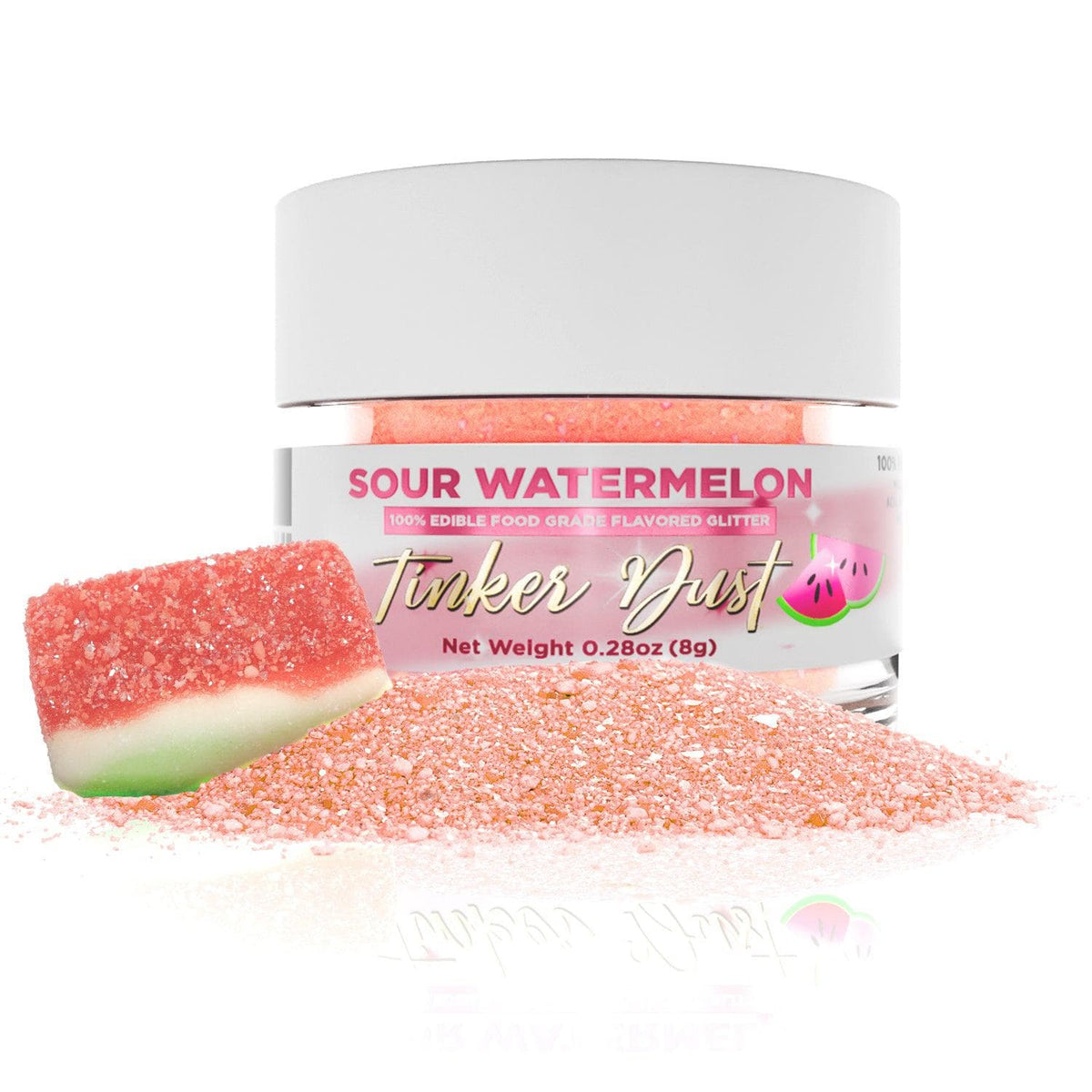 Buy Flavored Tinker Dust Sour Watermelon Powder Candy Topping - Bakell ...