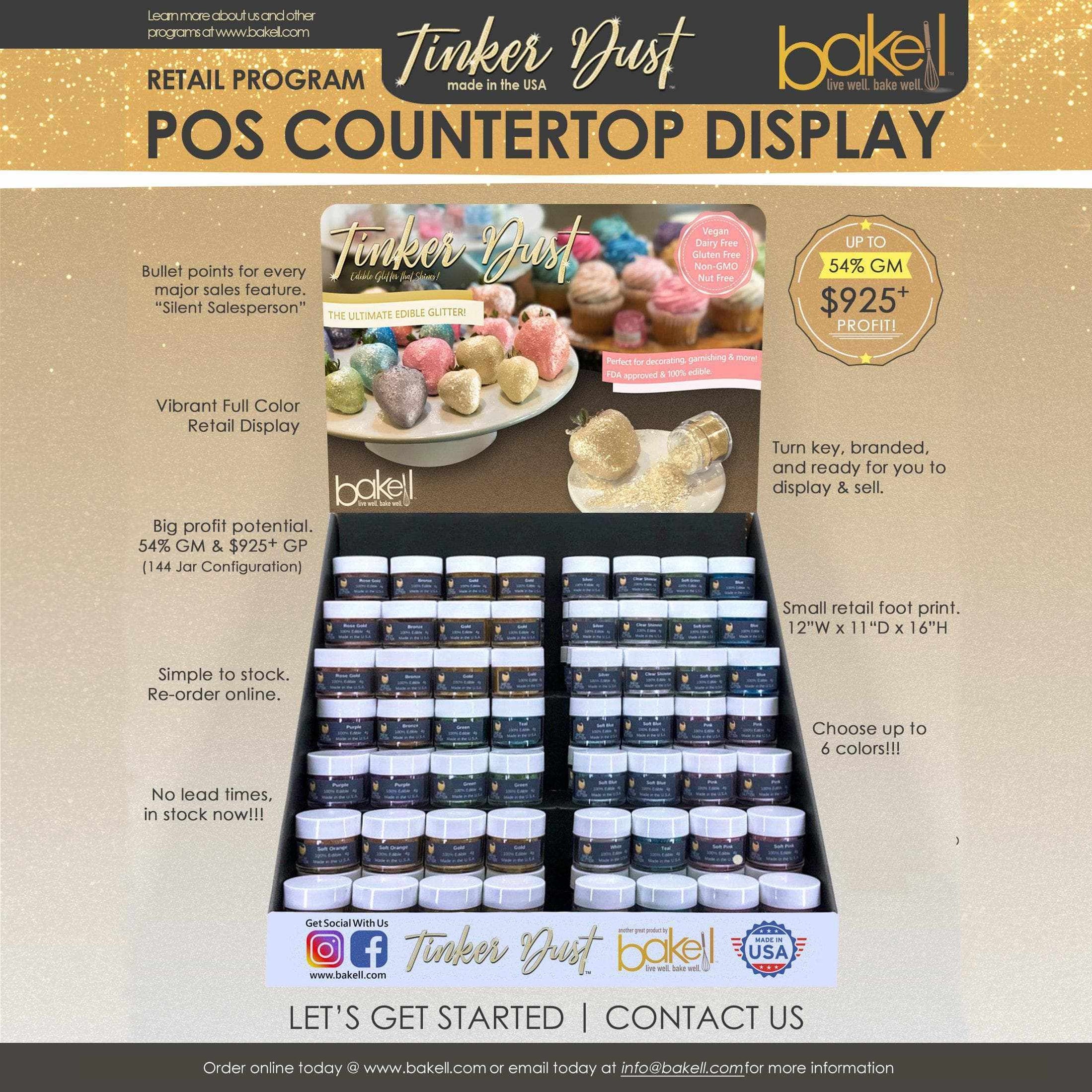 Tinker Dust® POS Reseller & Retail Program | Bakell.com — Bakell®