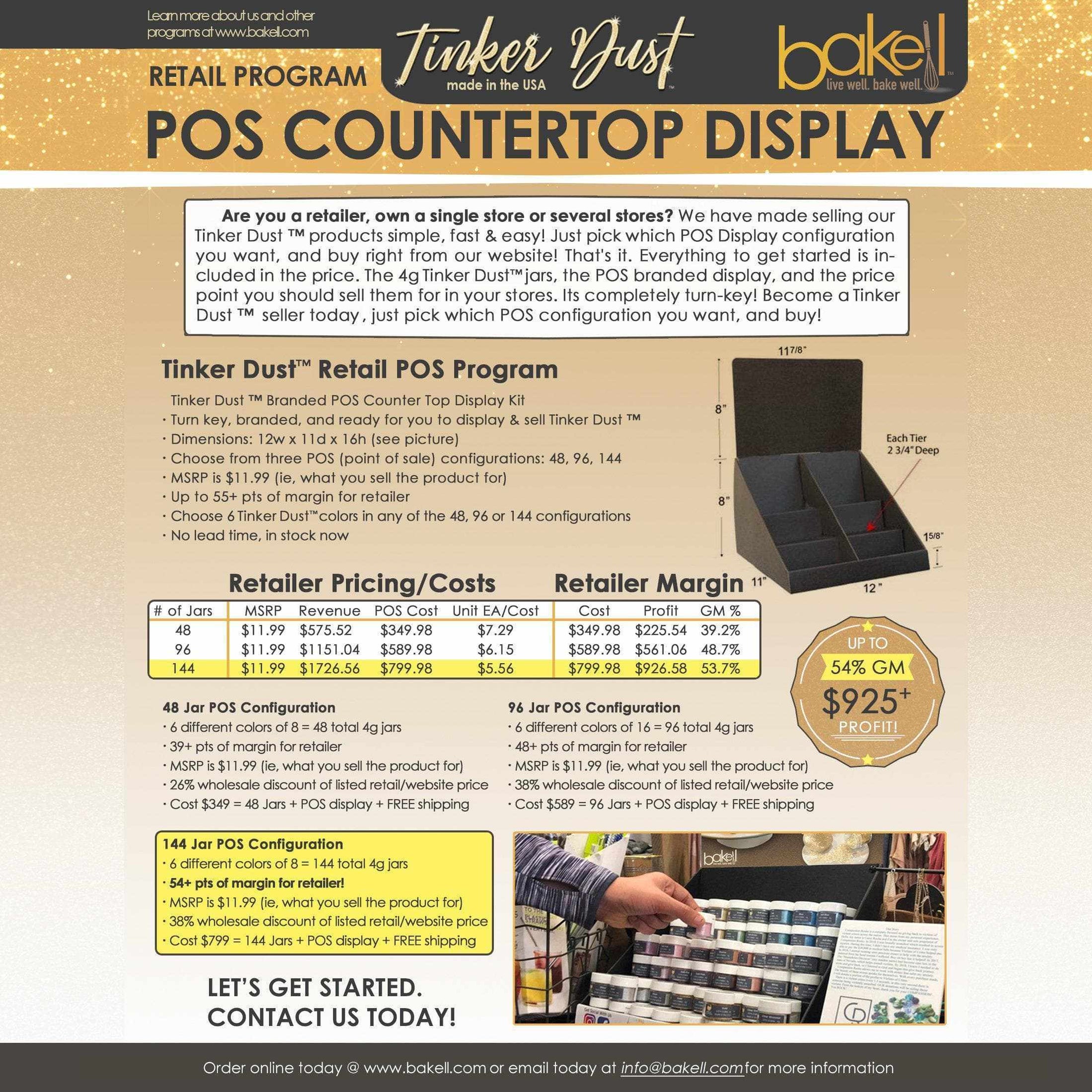 Tinker Dust® POS Reseller & Retail Program | Bakell.com — Bakell®