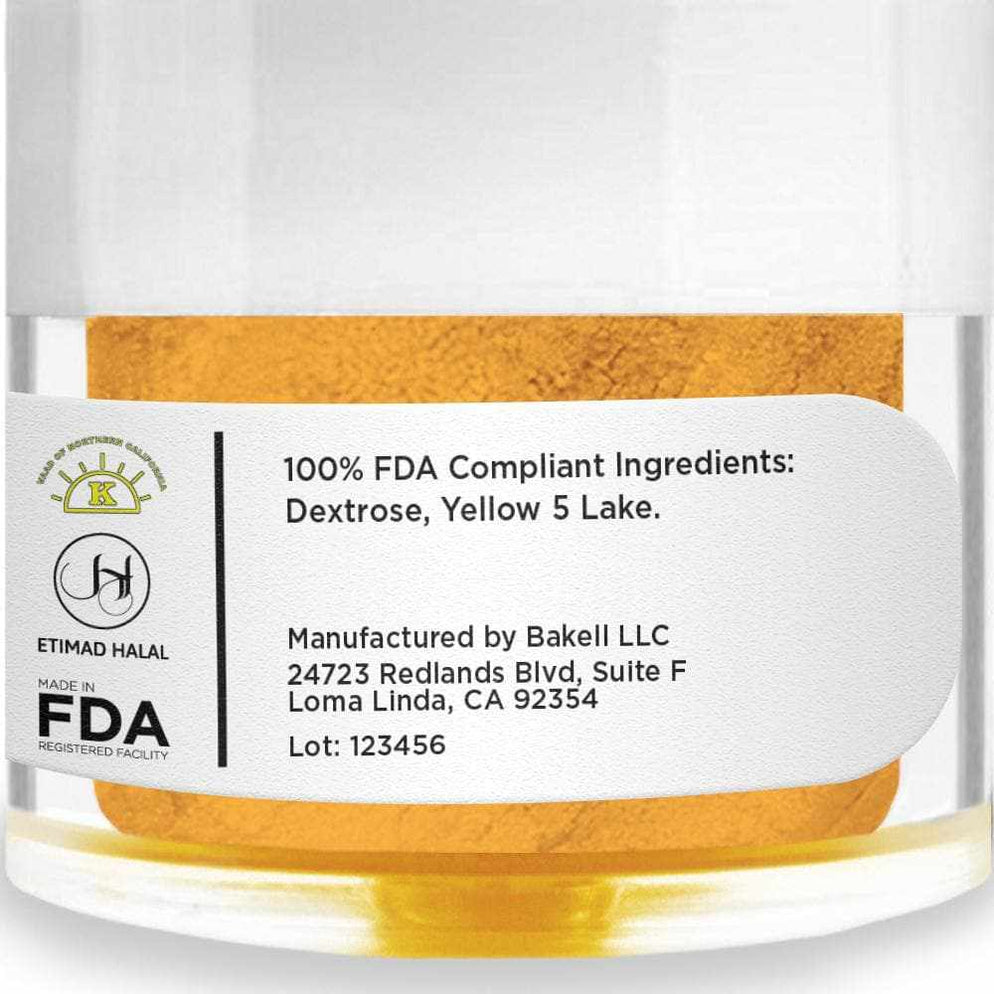 Yellow Petal Dust is an Edible Food Coloring Powder | Bakell — Bakell®